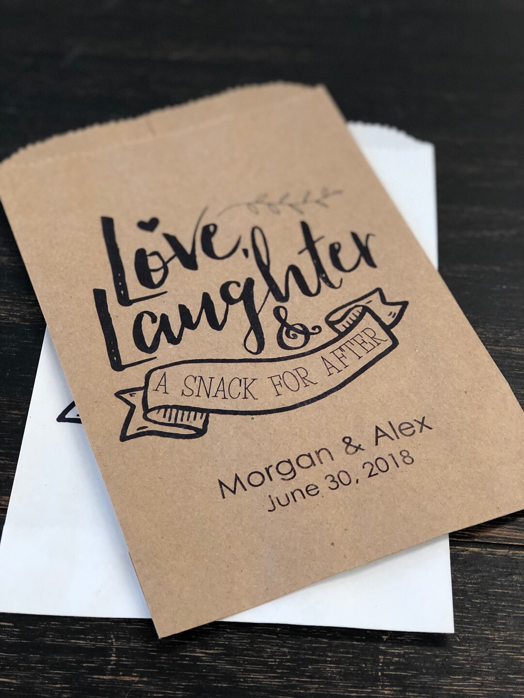 Wedding Candy Bags, Candy Buffet Bags, Favor Bags, Personalized Wedding ...