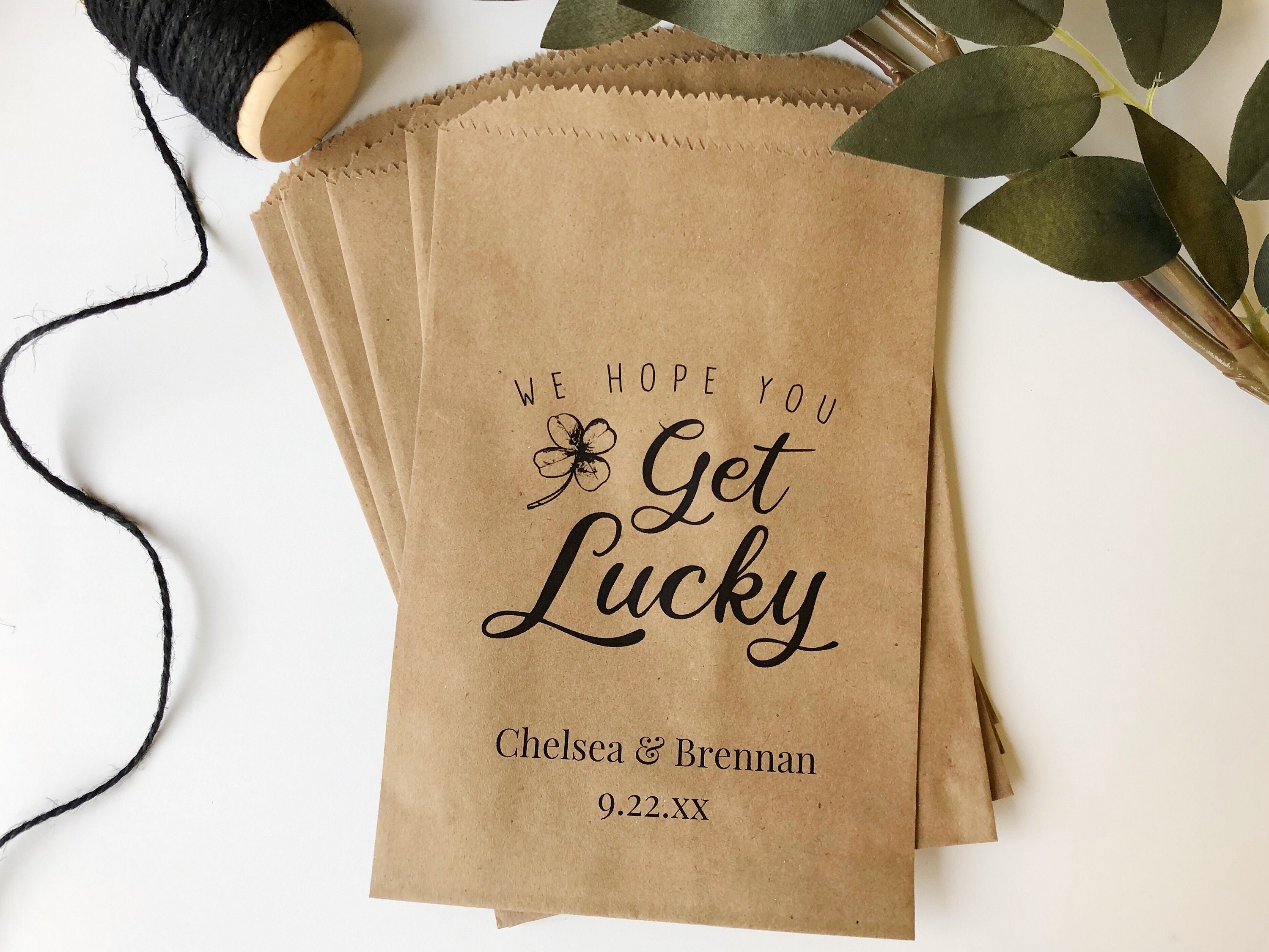 Scratch Ticket Wedding Favor Bags - Lotto Ticket Gift - Wedding Lottery ...