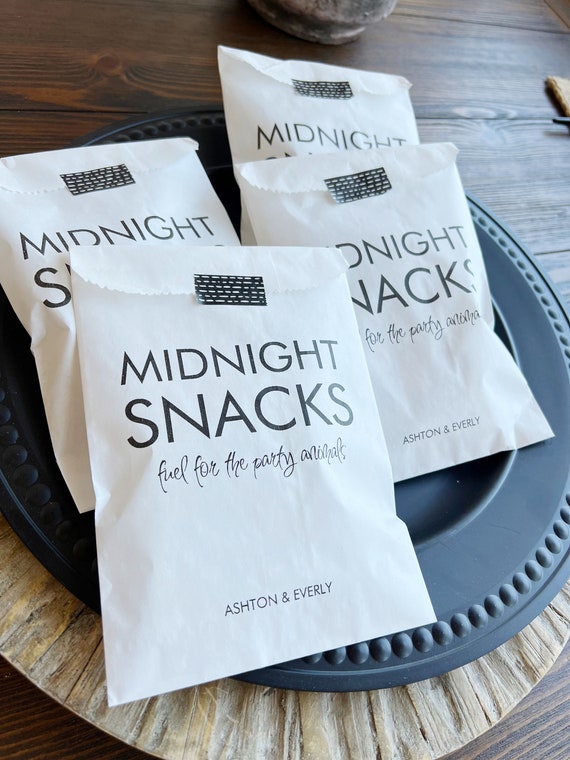 Wedding Candy Buffet Personalized Bags Personalized Candy Bags, Modern