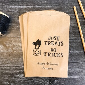 Halloween Treat Bags - Fall Favor Bags - Goodie Bags - DIY Fall Favors ...