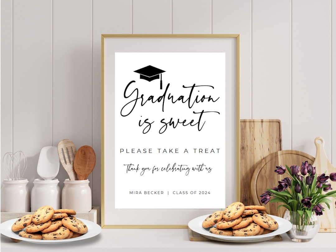 Graduation Party Decorations | Printable Graduation Party Sign ...