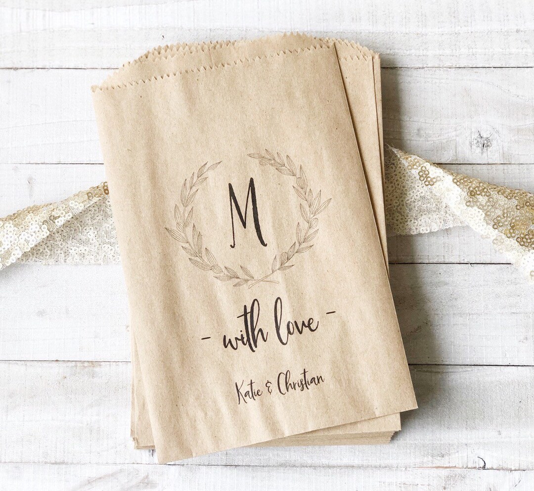 Wedding Favor Bags, Candy Buffet Bags, Candy Bar Bag, Favor Bags ...