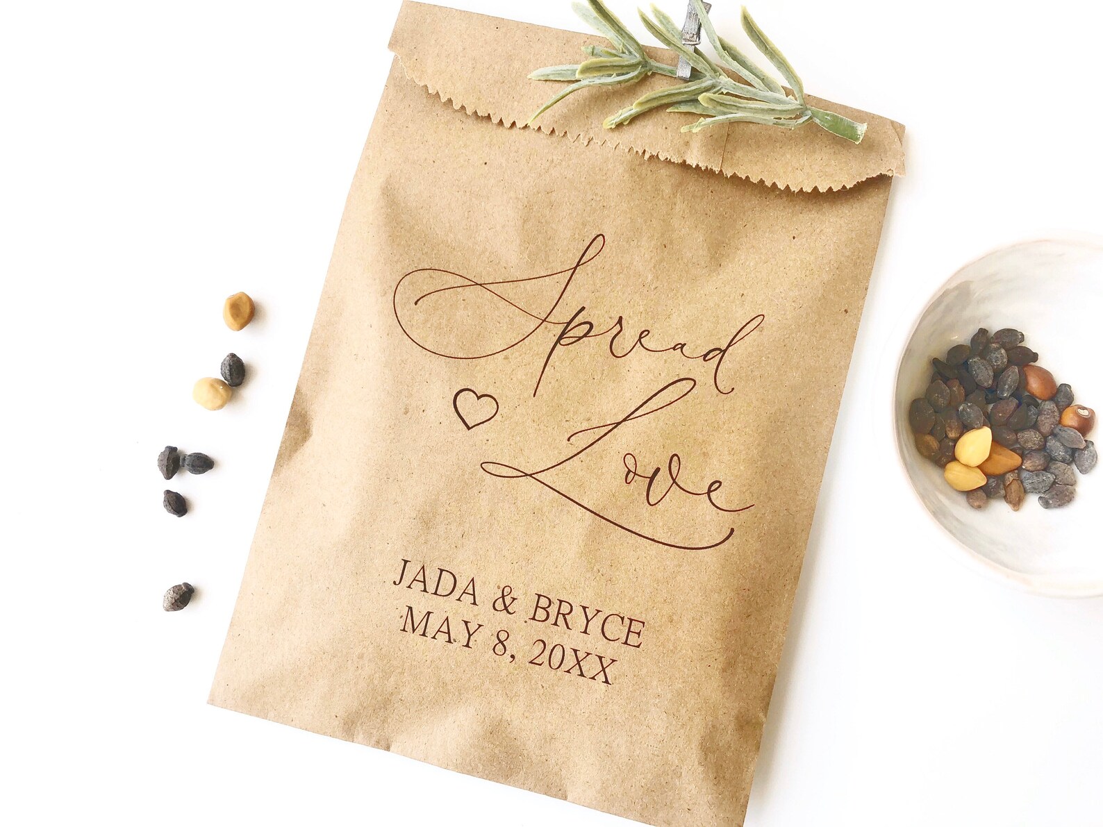 Wildflower Favors Wedding Favors Seed Bags Flower Seed - Etsy