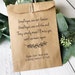 Memorial Gift Bags, Funeral Favors, Celebration of Life, Condolence ...
