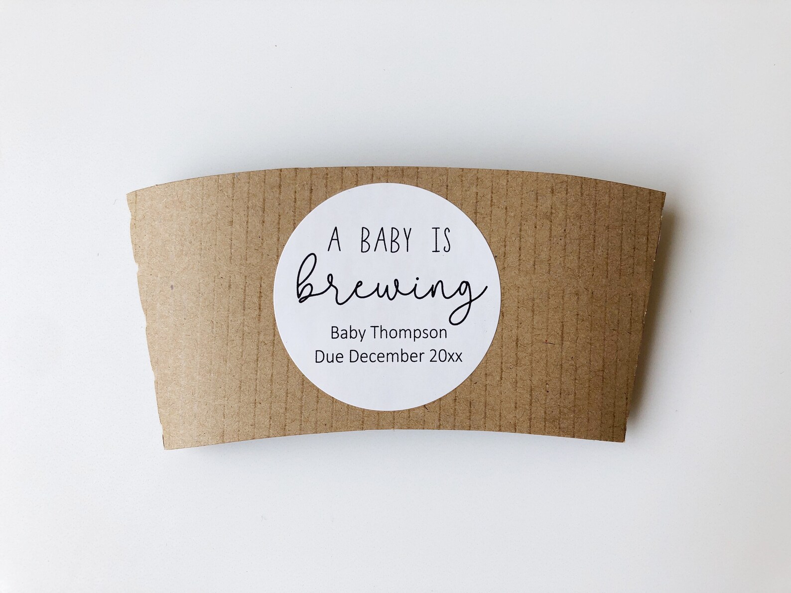 Custom Coffee Sleeves, Personalized Paper Coffee Sleeves, Hot Tea or ...