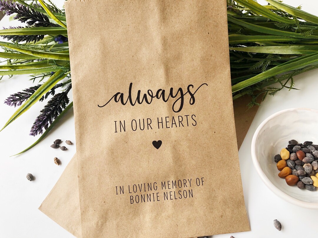 Memorial Gift Bags, Great for Wildflowers or Seeds (not Included ...