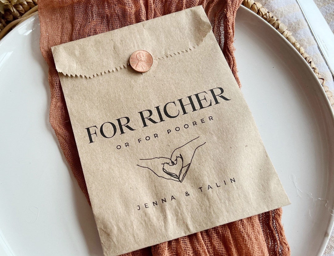 Lottery Ticket Bags for Wedding Favors - the Gift That Makes Your ...