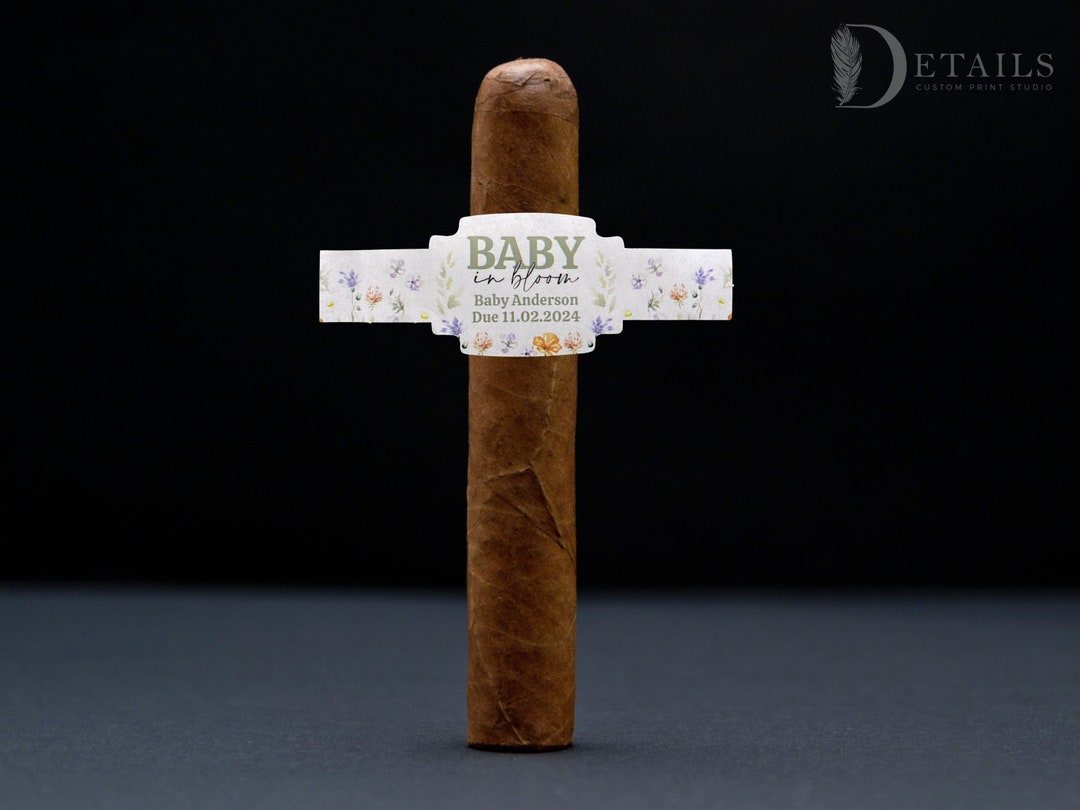 Bulk Custom Cigar Labels | Custom Baby Shower Cigar Labels | Unique ...