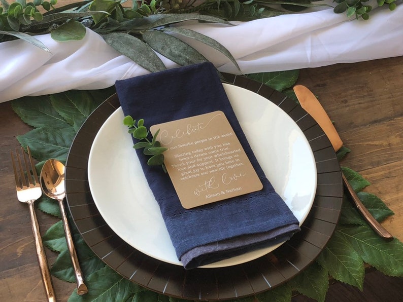 Fall Storybook Wedding Reception Thank You Cards Celebration - Etsy