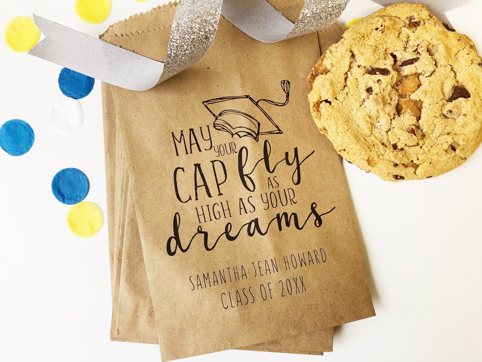 Personalized Graduation Party Favors Candy Buffet Bag Cookie - Etsy