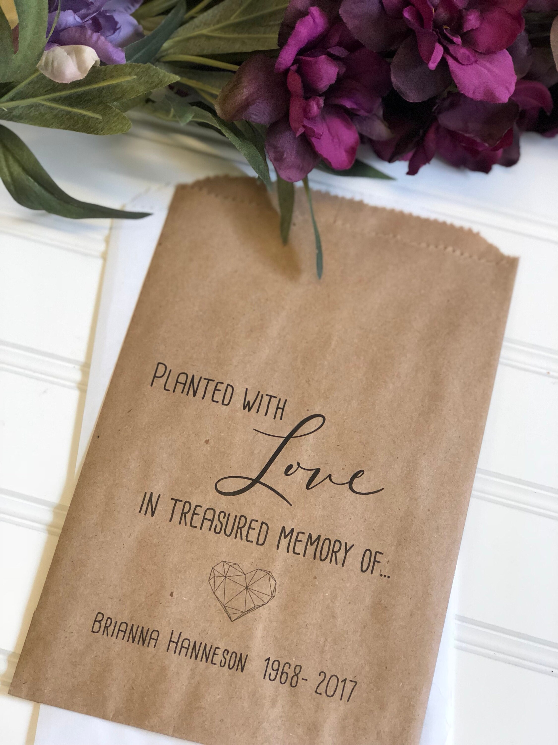 Memorial Gift Bags Funeral Favors Celebration of Life | Etsy