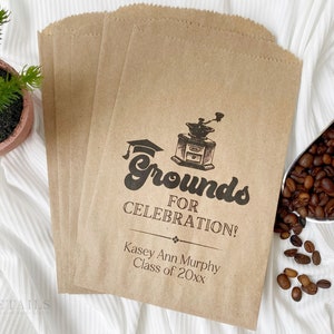 Graduation Coffee Favors, Graduation Party Favors Bags, Coffee Bean ...