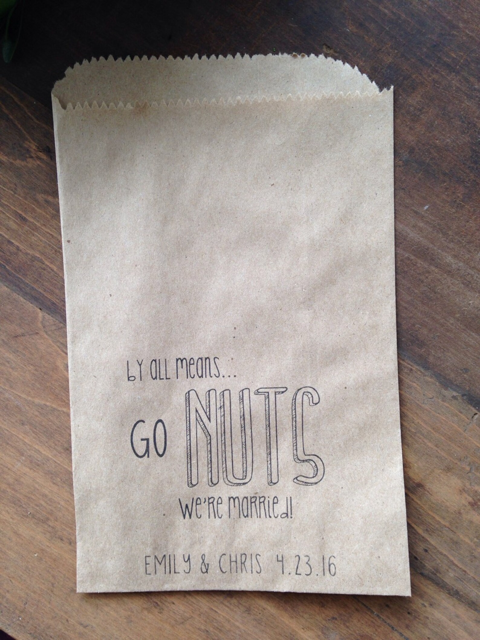 Go Nuts Wedding Favor Bag Pistachio Favors Candied Nuts - Etsy