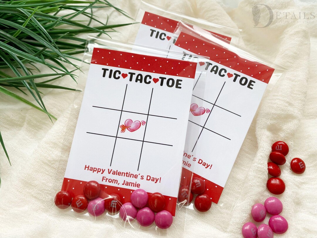 Personalized Classroom Valentines | Valentines for School Kids | Tic ...