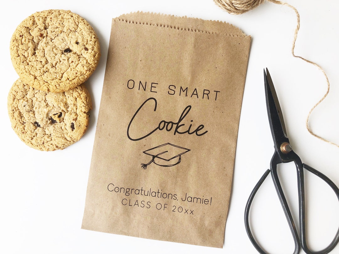 One Smart Cookie Bags | Graduation Favors Bags | Class of 2025 | Candy ...