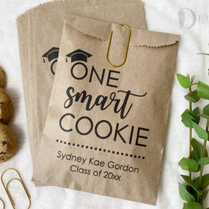 Graduation Party Favors Bags, Cookie or Donut Bags, Class of 2026 Grad ...