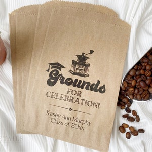Graduation Coffee Favors, Graduation Party Favors Bags, Coffee Bean ...