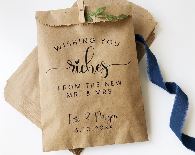 Custom Lottery Ticket Favor Bags Lottery Ticket Holders - Etsy