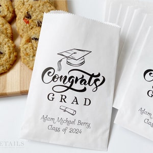 Graduation Cookie Bags, Graduation Party Favors, Cookie Buffet Bag ...
