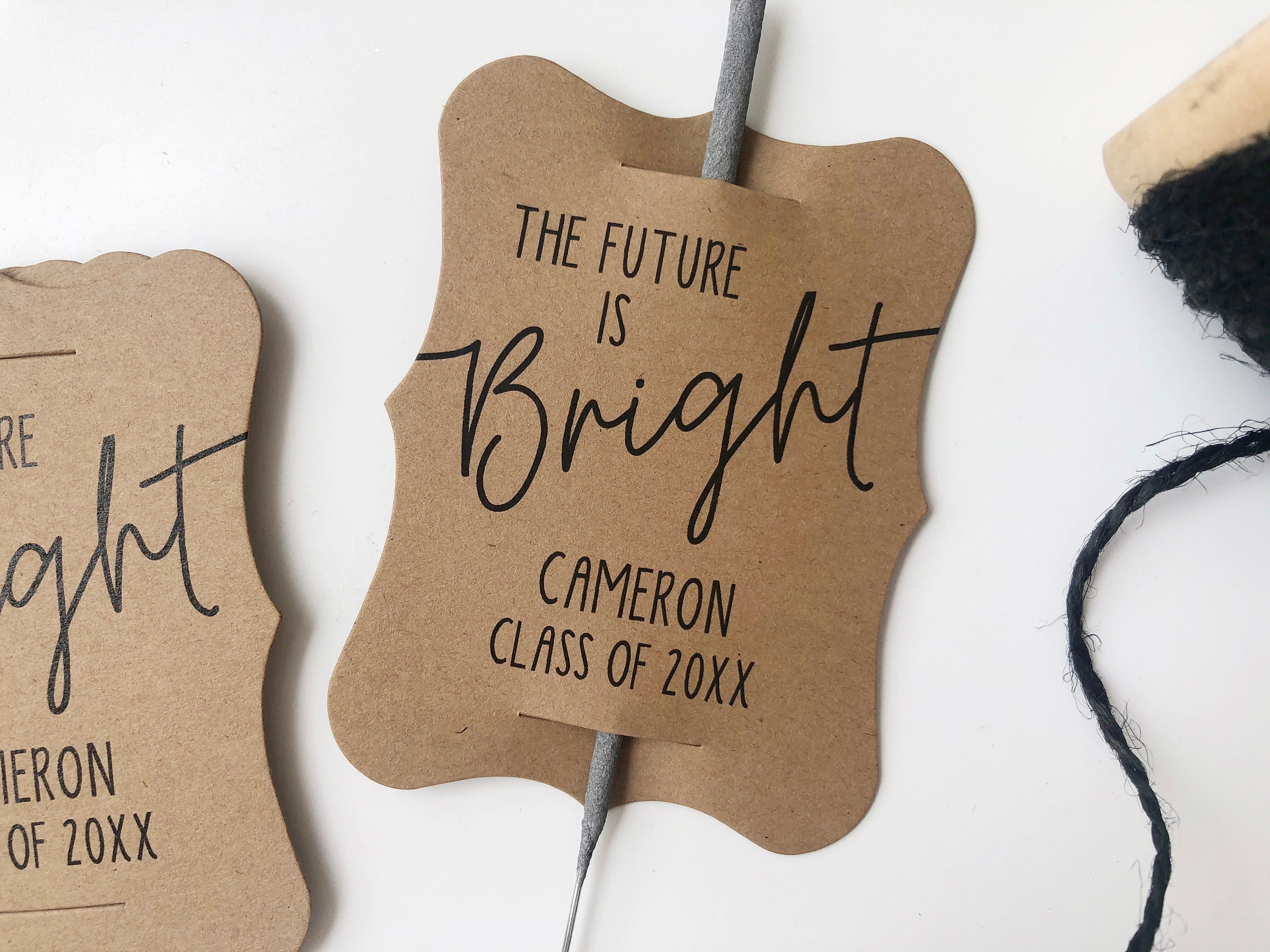 Made in USA Graduation Sparkler Tags, Sparkler Sleeves, Custom Sparkler ...