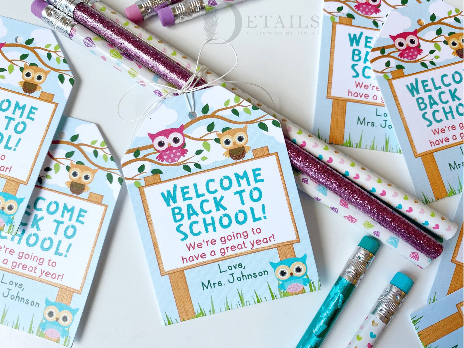 Welcome Back to School Gift Tags Student Gift Tags First Day - Etsy