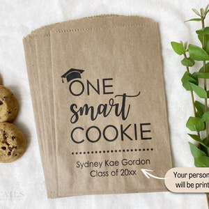 Graduation Party Favors Bags, Cookie or Donut Bags, Class of 2026 Grad ...
