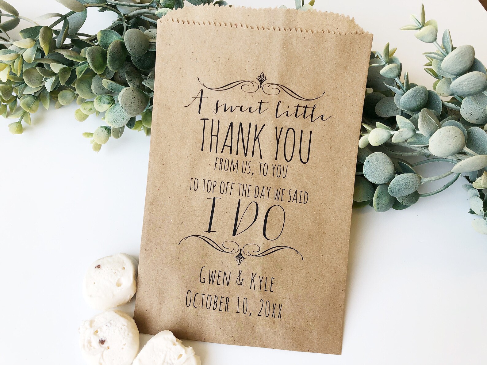 Wedding Favor Bags Candy Buffet Bags Candy Bar Bags Favor - Etsy