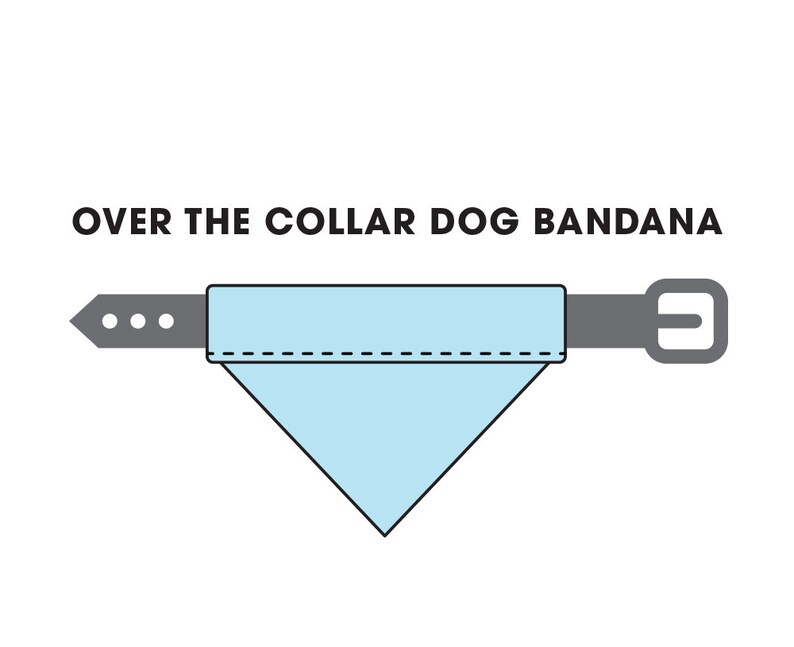 Template Printable Over The Collar Dog Bandana Pattern