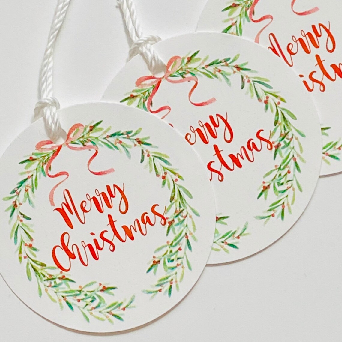 Christmas Gift Tags / Merry Christmas Tags - Etsy