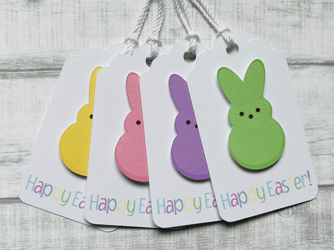 Easter Gift Tags / Easter Egg Gift Tags / Set of 8 - Etsy