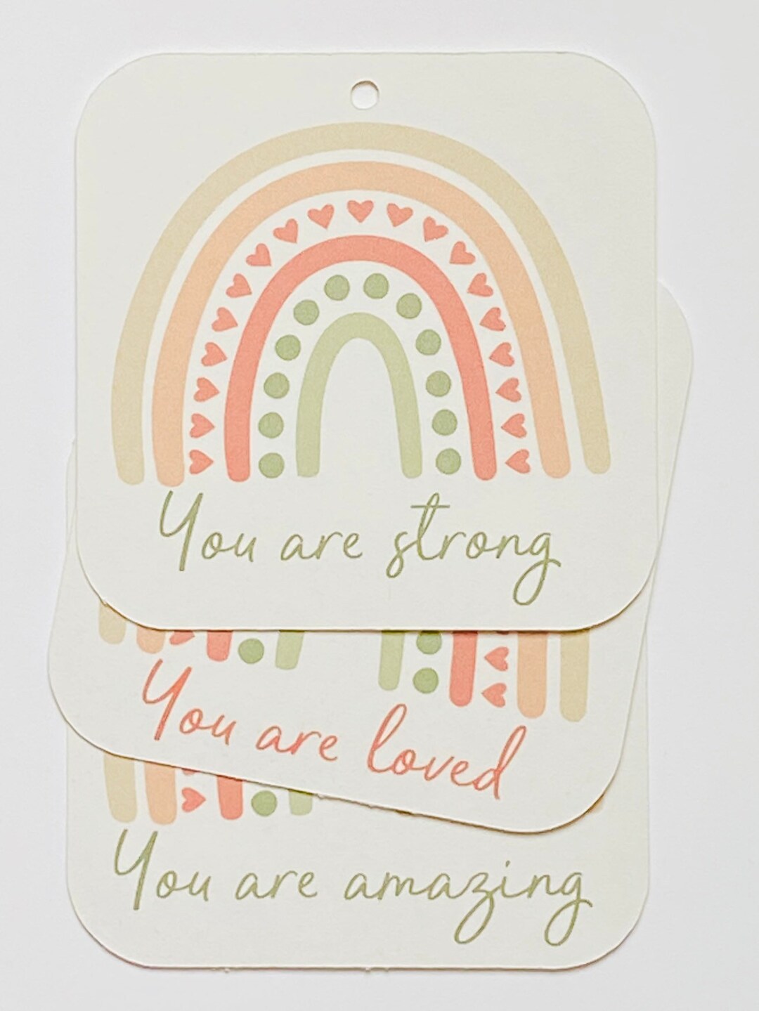 Rainbow Tags / Positive Affirmation - Etsy