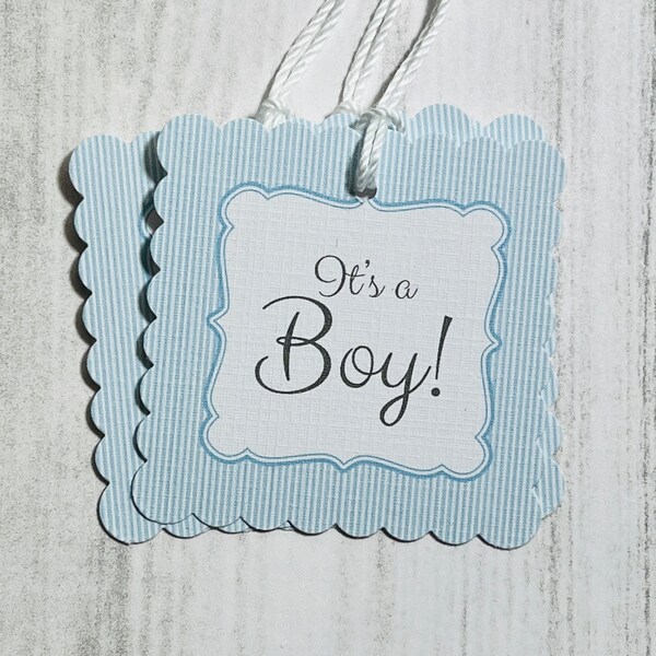 Boy Baby Shower Tag - Etsy