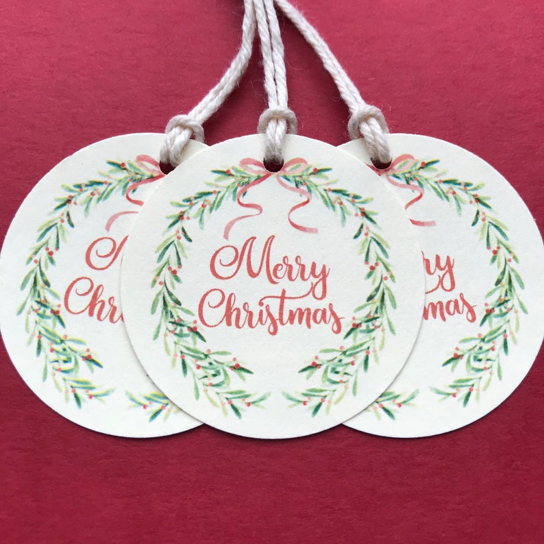Christmas Gift Tags / Merry Christmas Tags | Etsy