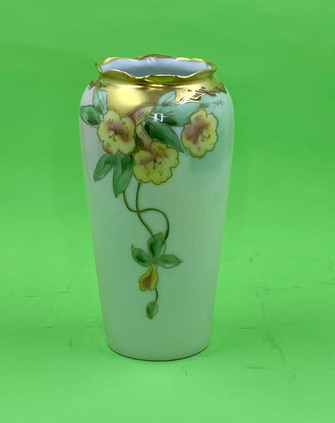 Pickard Handpainted China Vase Artist Signed - Etsy