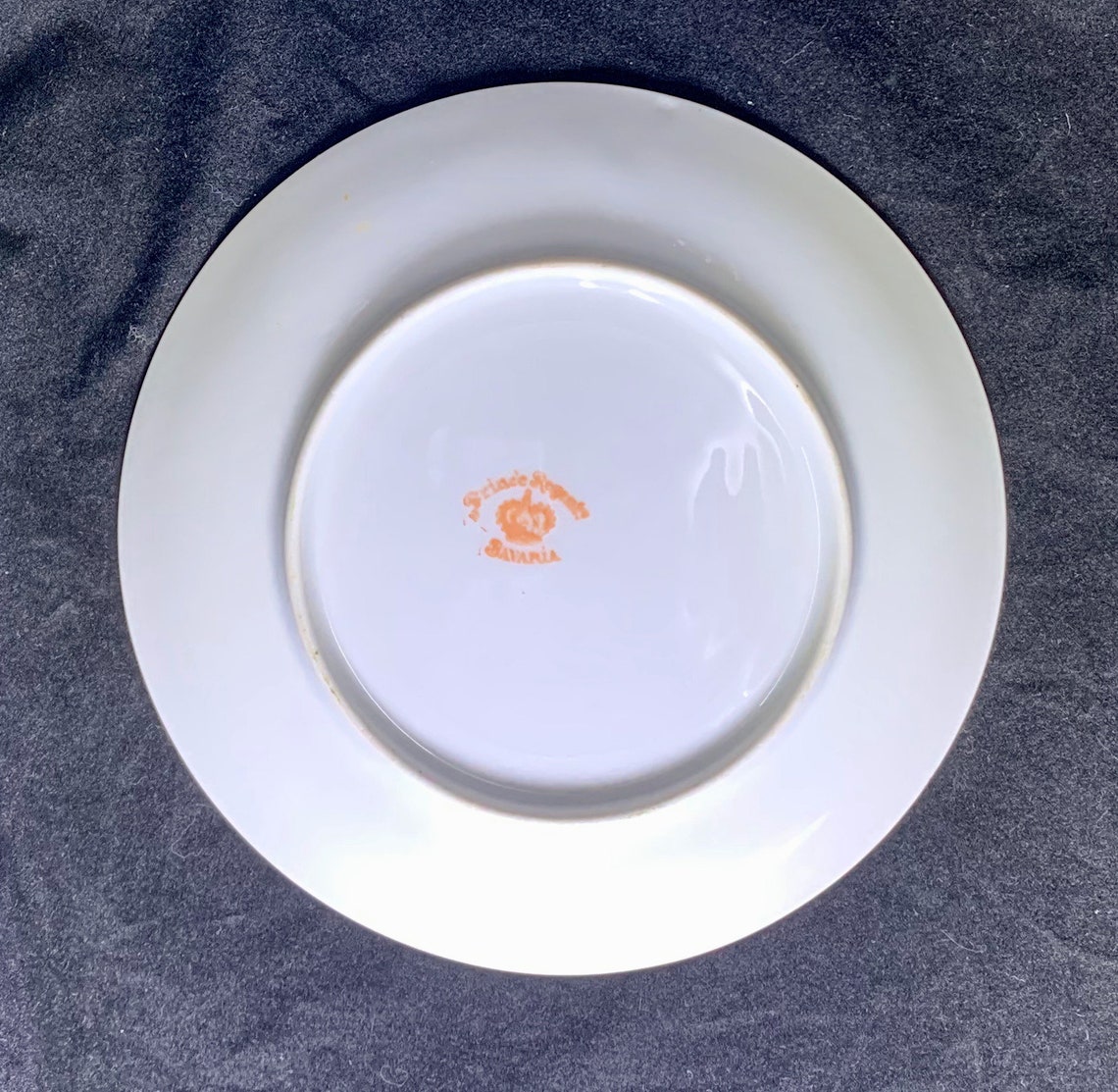 Prince Regent Crown Bavaria Handpainted Yellow and Pink Roses With ...