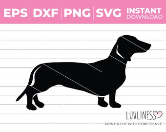 Weiner Dog Outline - Etsy