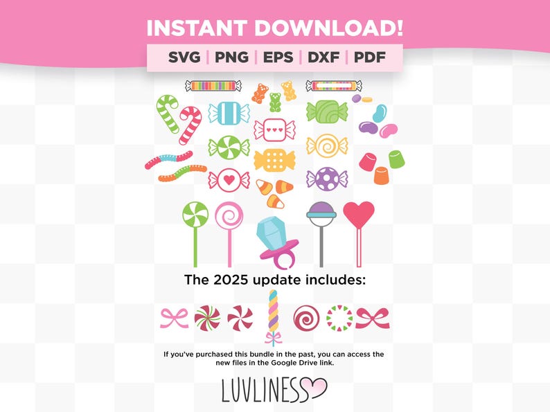 Candy SVG Bundle, Candy Cane Clip Art and Peppermint Candies PNG - Etsy