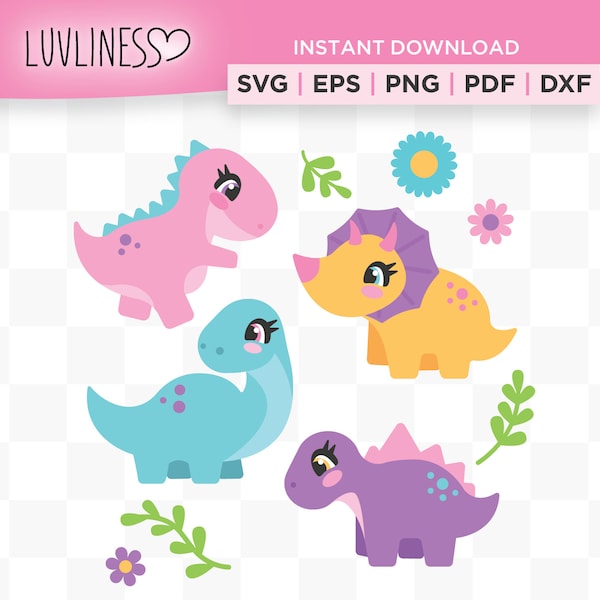 Girl Dinosaur - Etsy