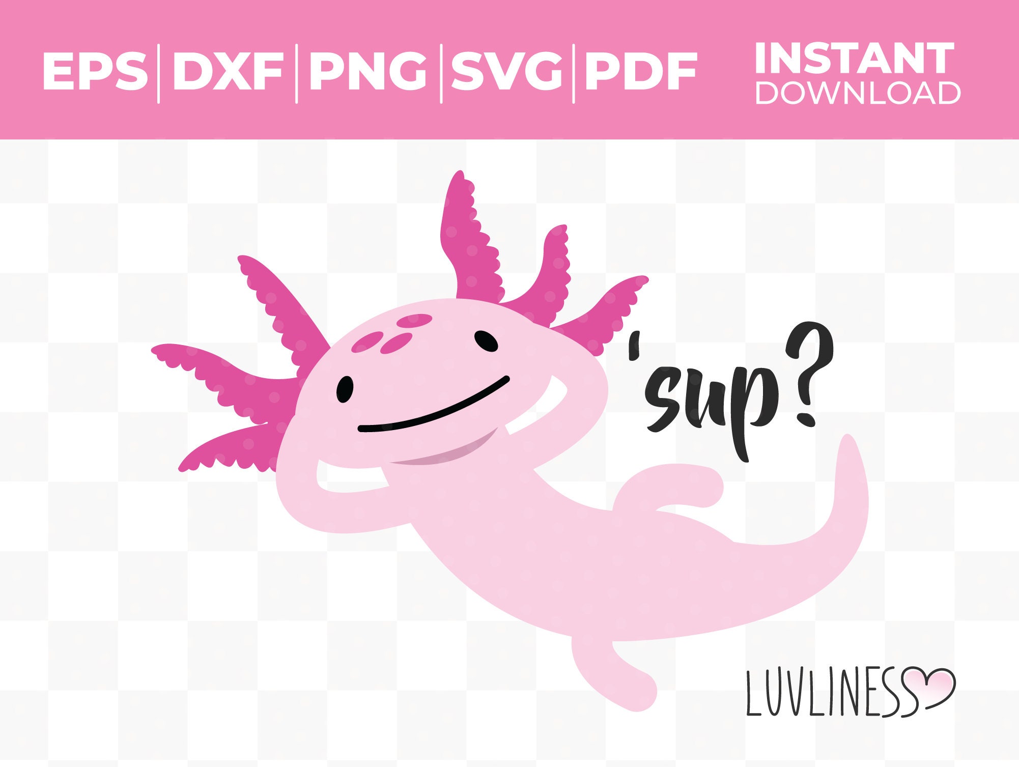 Axolotl Svg Cute Axolotl Svg Instant Download Cricut Etsy Australia