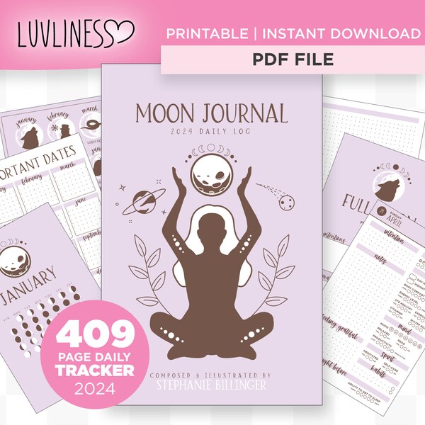 Moon Planner - Etsy