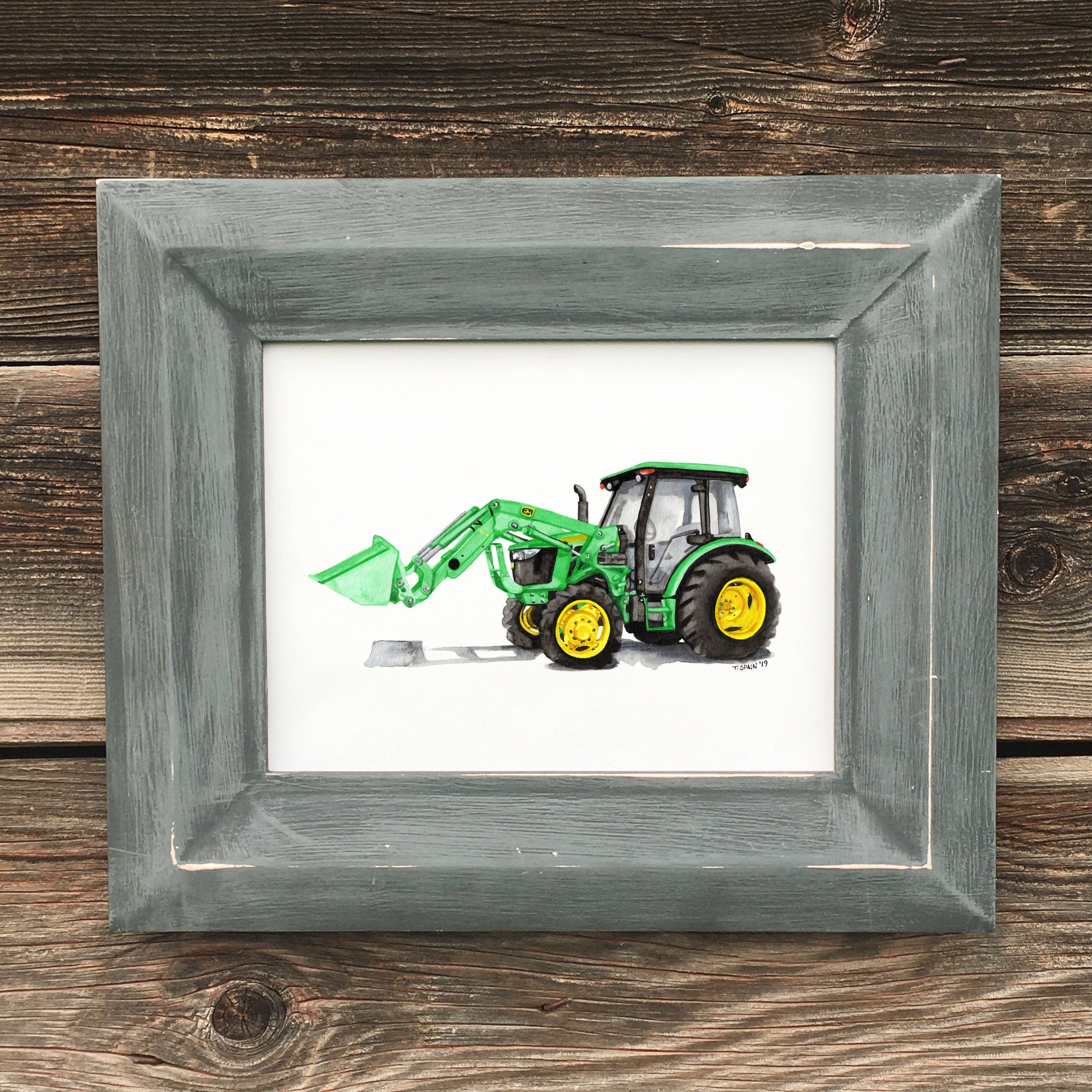 Printable Loader Wall Art, Equipment Wall Decor, Boy Nursery, Playroom ...