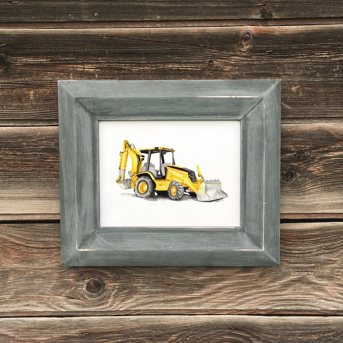 Printable Loader Wall Art Equipment Wall Decor Boy Nursery - Etsy