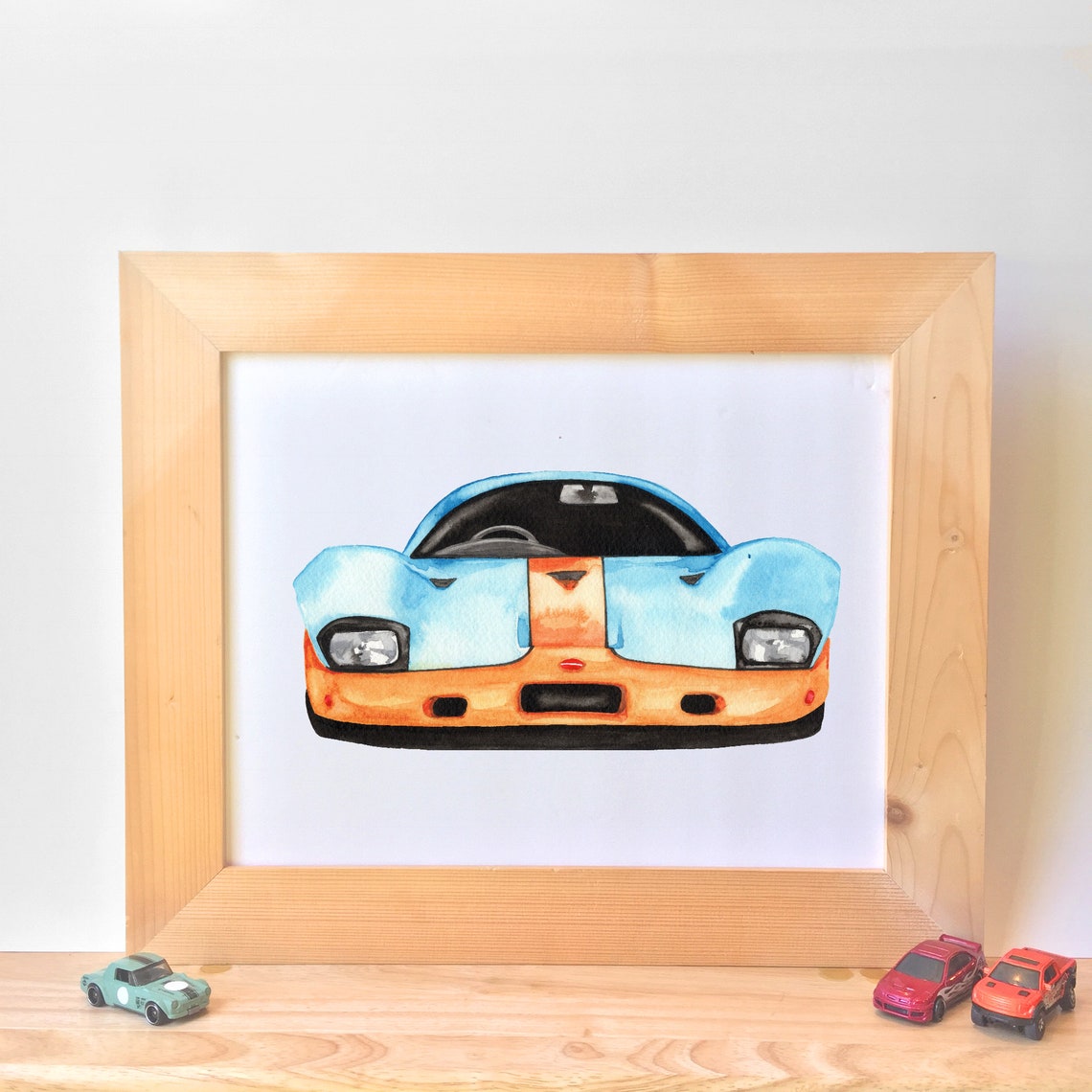 Printable Race Car Illustration Car Art Print Set Old Race | Etsy