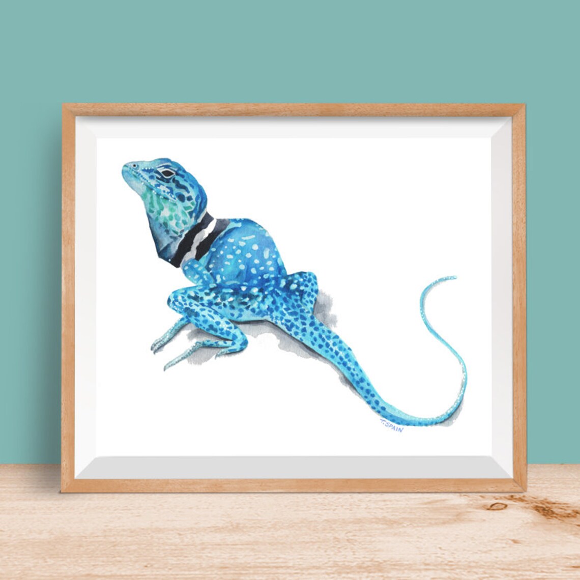 Printable Lizard Watercolor Art Boys Bedroom Art Print Set - Etsy