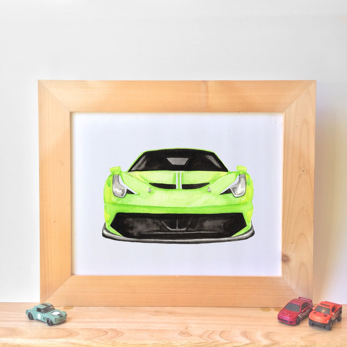 Printable Race Car Illustration Car Art Print Set Old Race | Etsy