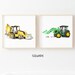 Printable Loader Wall Art, Equipment Wall Decor, Boy Nursery, Playroom ...