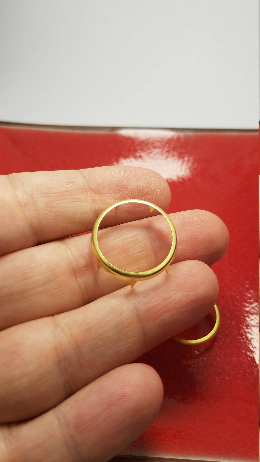 Round Rim Settings, 4 20 Mm Gold Rim Settings - Etsy