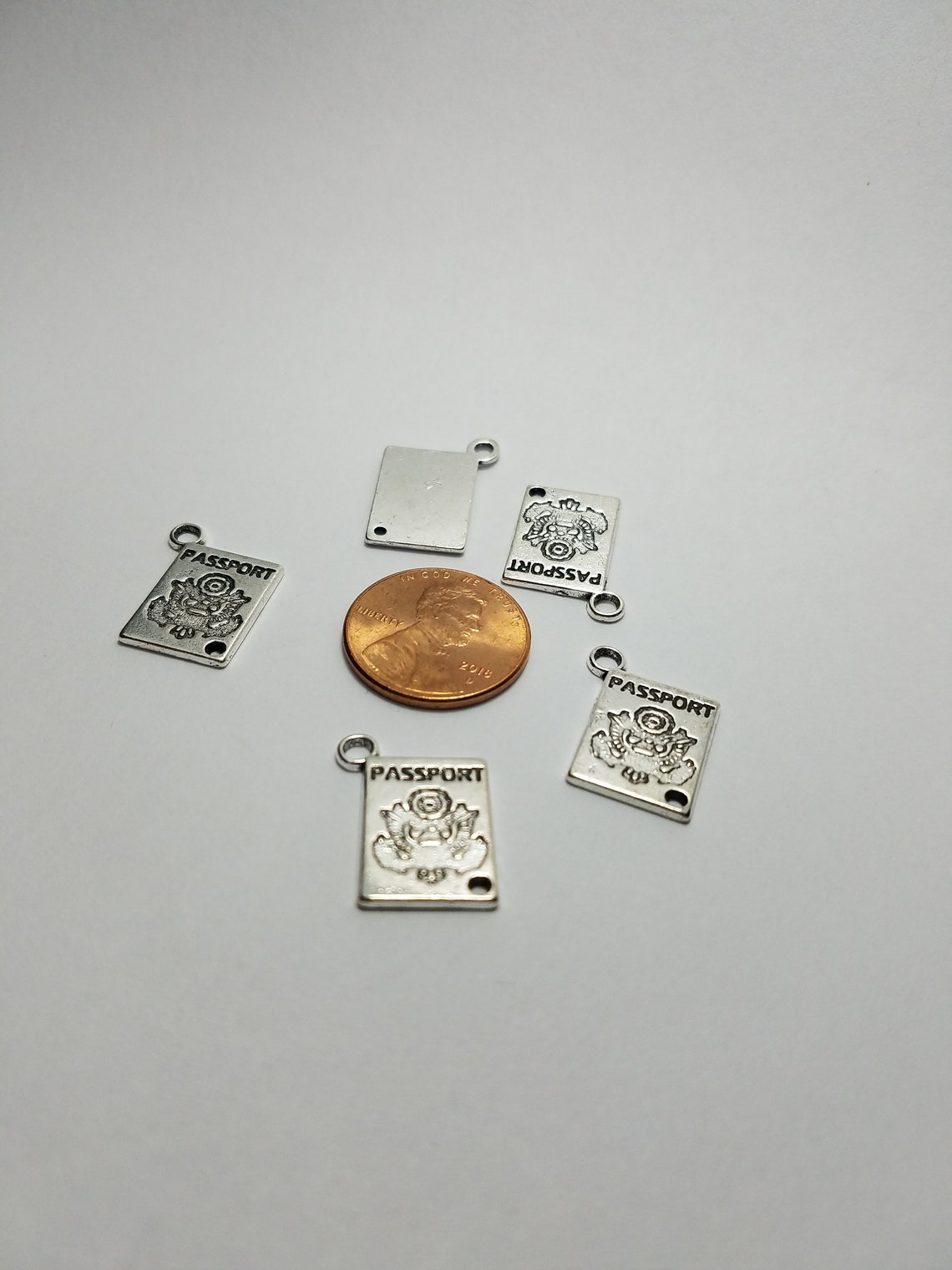 Silver PASSPORT Charms 5 PASSPORT Charms Passport Charms - Etsy