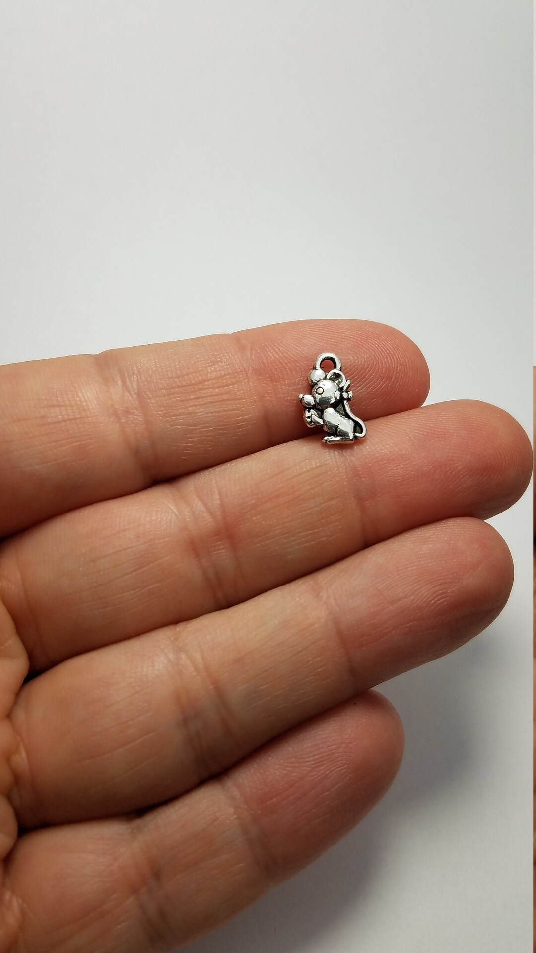 Silver Mouse Charms, 6 Mouse Charms, Mouse Charms, Silver Mouse Charms ...