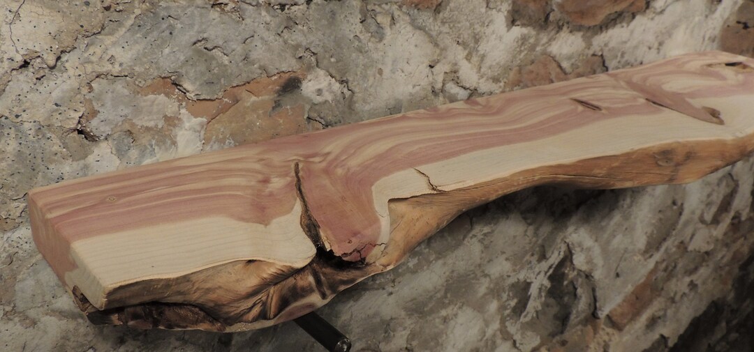 Live Edge Red Cedar Mantle 44-1/2 X 9-3/4 X - Etsy